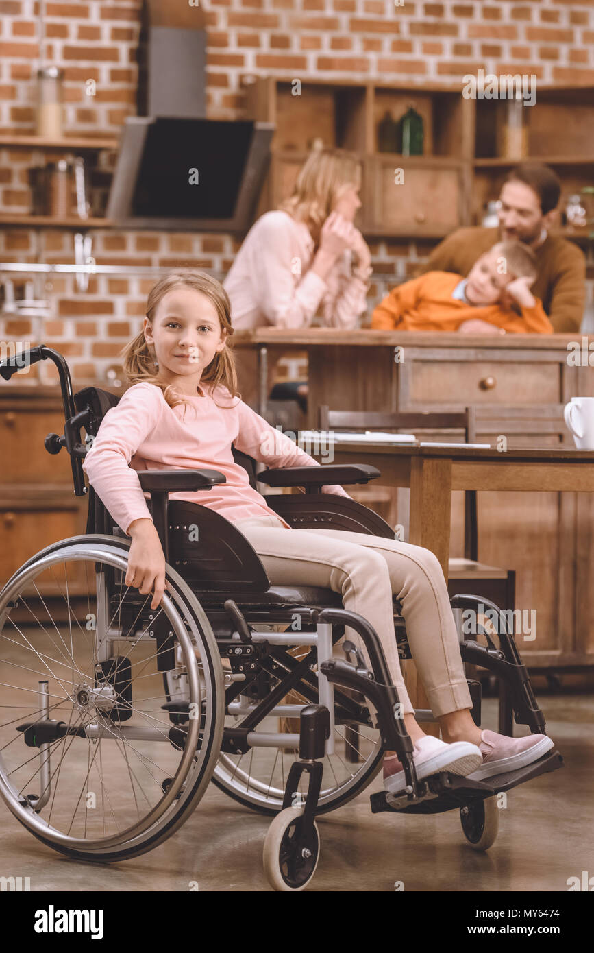 Wheelchair Little Girl