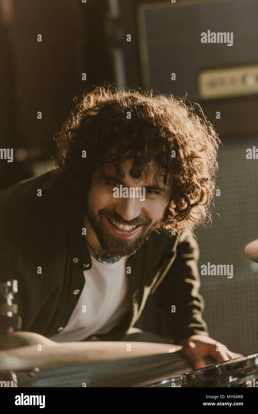 Bearded drummer hi-res stock photography and images - Alamy