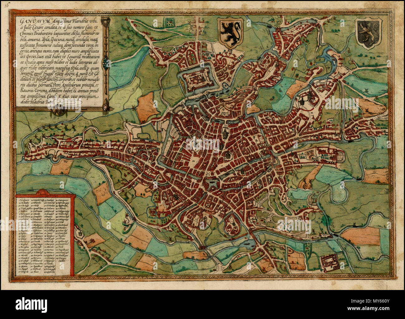 . English: Map of Ghent by Braun and Hogenberg . 12 January 2012. Braun ...