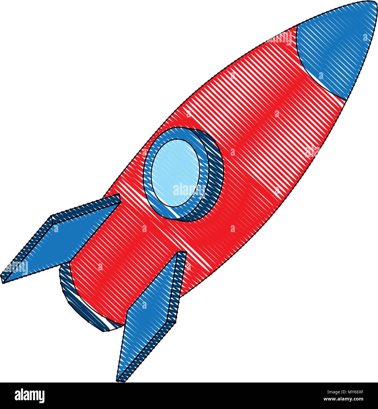 rocket flying isometric icon Stock Vector Image & Art - Alamy