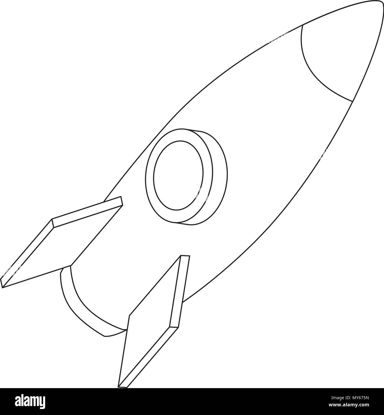 Long rocket Stock Vector Images - Alamy