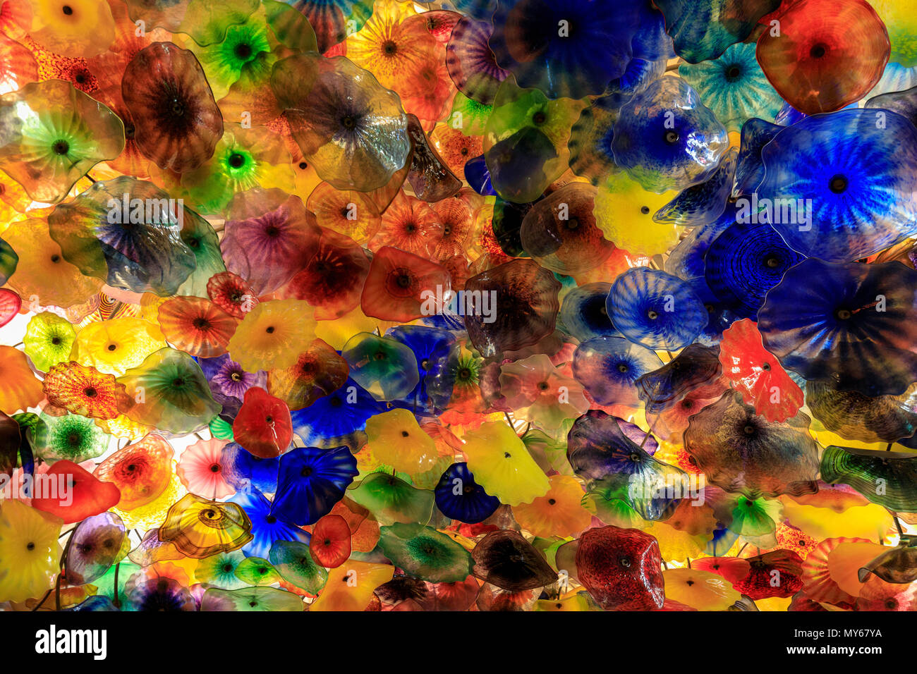 Chihuly glass art ceiling bellagio hi-res stock photography and images ...
