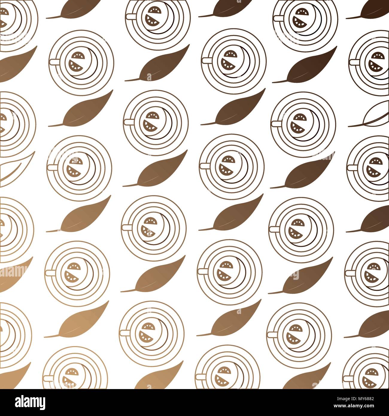 delicious lemon tea pattern Stock Vector Image & Art - Alamy