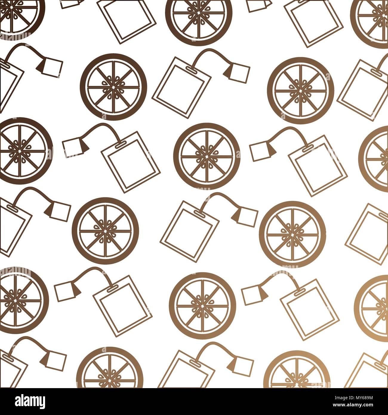 delicious lemon tea pattern Stock Vector Image & Art - Alamy