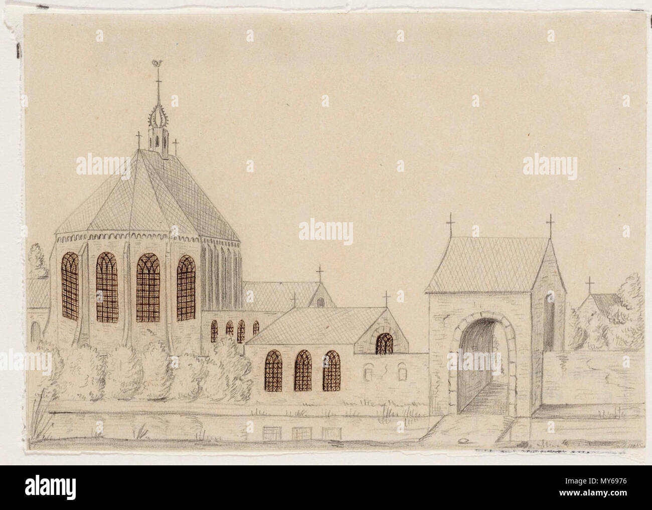 Het klooster De Blinken. Catalogusnummer: PR 1001265 Plaats: Heiloo ...