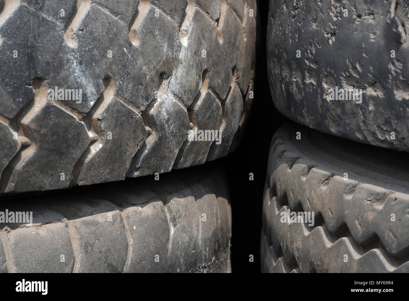 Old tyre piles hi-res stock photography and images - Alamy