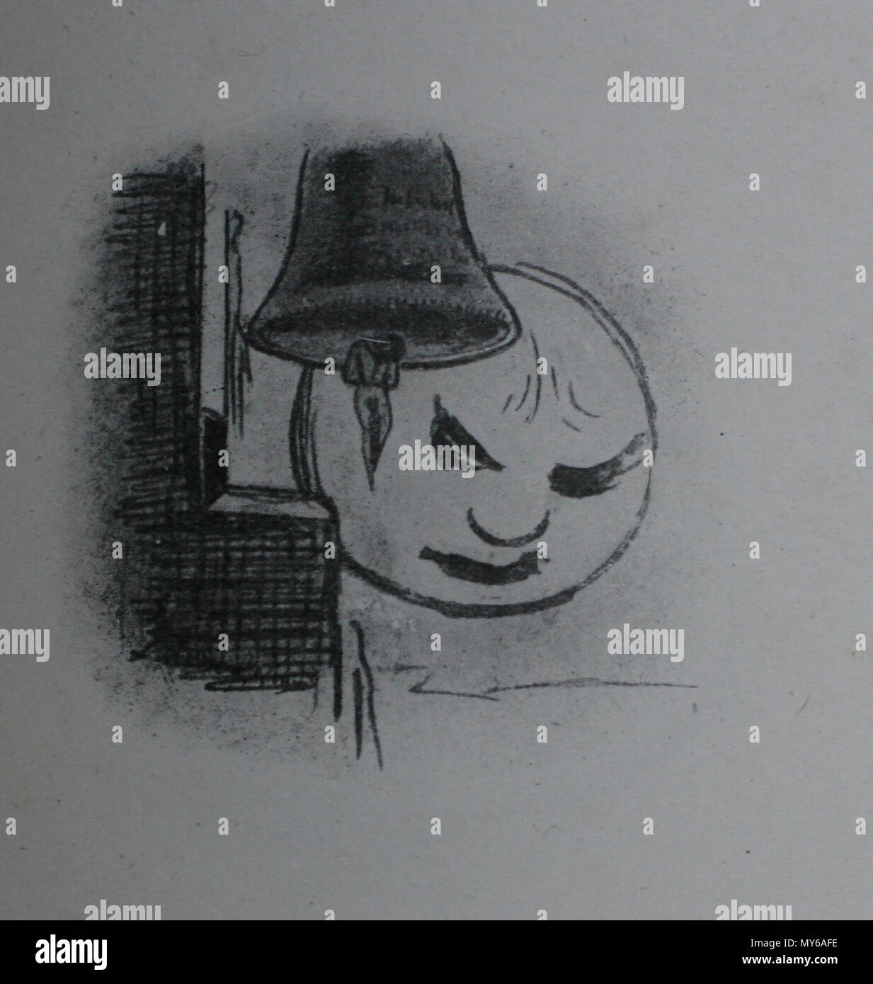 . English: One of 17 Dessins by Louis Bertrand himself in Biblioteque ...