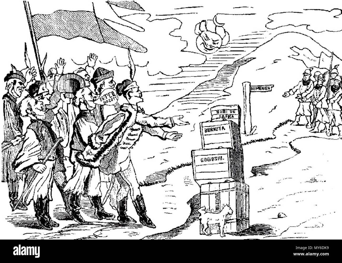 442 Putsch by the Transylvanian Székelys, 1877 Stock Photo - Alamy