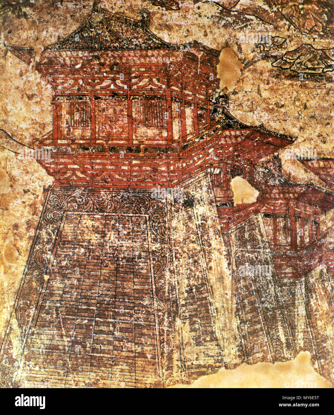 . From Paludan's source: 'Early 8th century murals in Prince Yide's ...