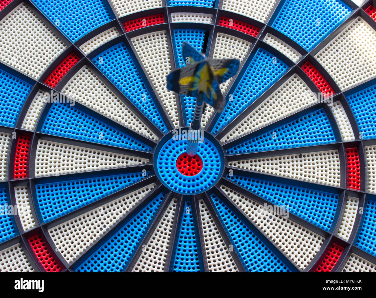 Hit the arrow in the fifty bullseye in the target 50 points Stock Photo ...