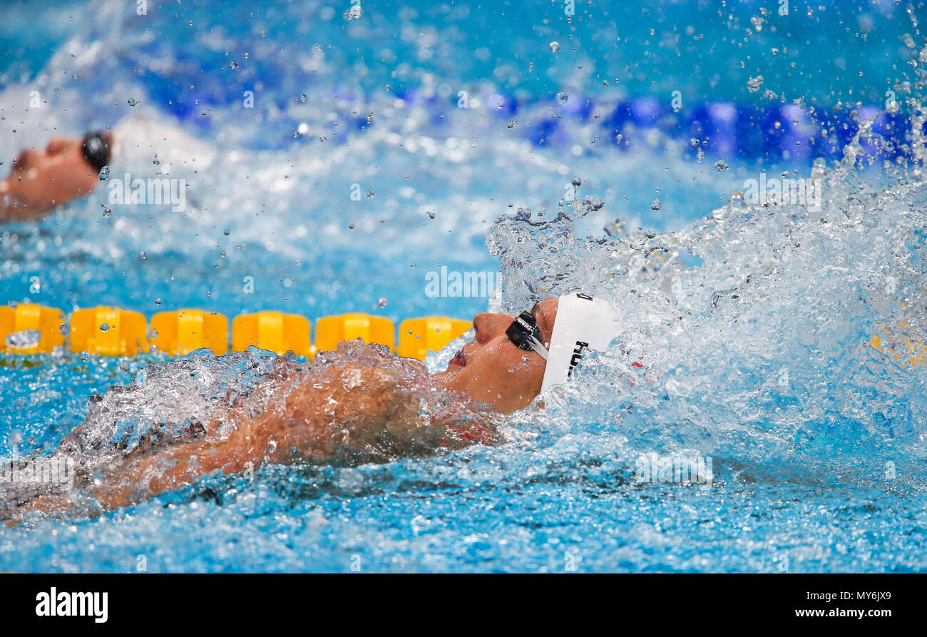 BUDAPEST, HUNGARY - JULY 24: Katinka Hosszu of Hungary in the women's ...
