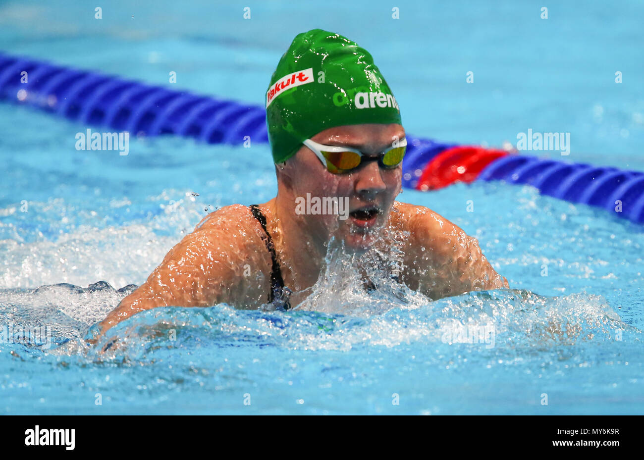 BUDAPEST, HUNGARY - JULY 24: Kaylene Corbett of South Africa in the ...