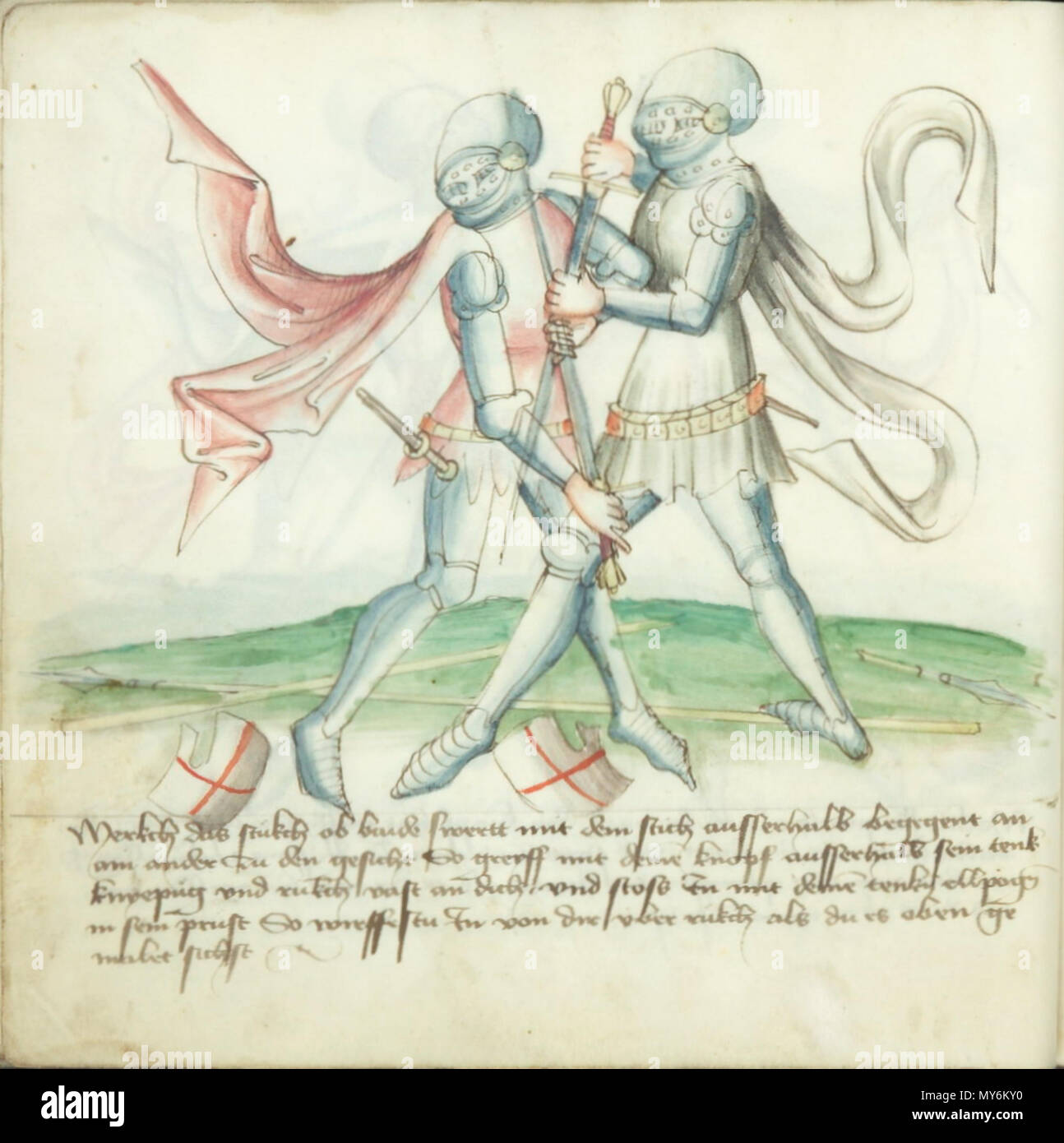 English knight at the beginning of the 13th century hi-res stock ...