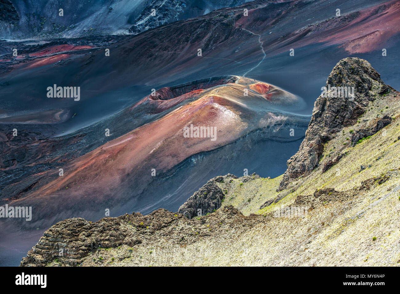 Landscape view haleakala national hi-res stock photography and images ...
