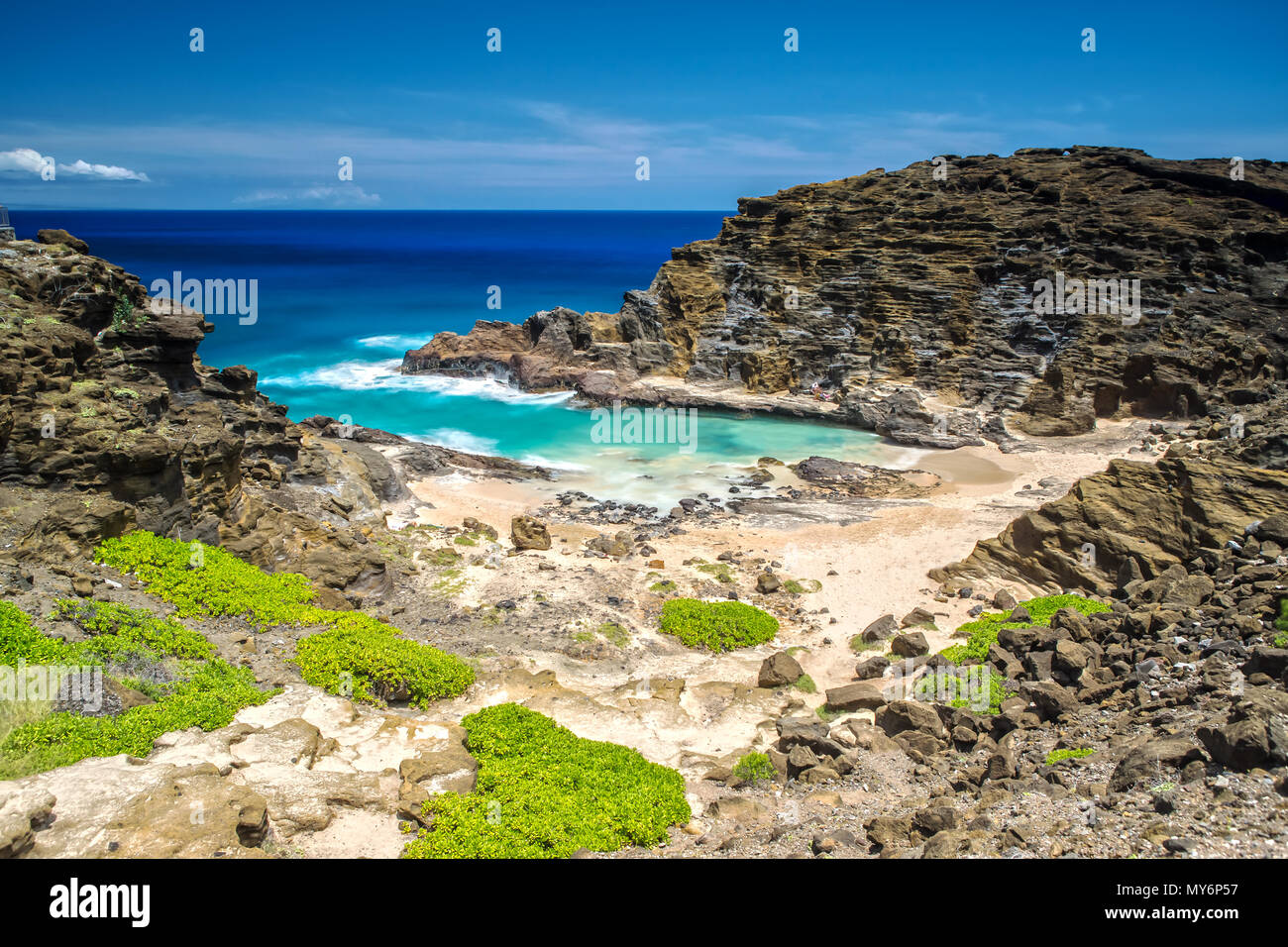 Cockroach Cove in Oahu, Hawaii Stock Photo - Alamy