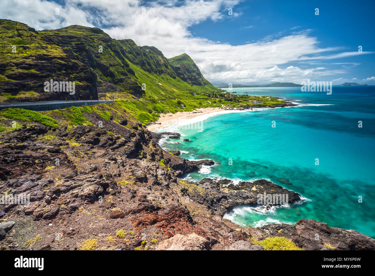 Makapu'u Point Lookout, Oahu, Hawaii Stock Photo - Alamy