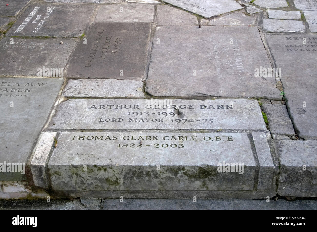 Steps to Garden of Remembrance paved 1992 reusing stone & inscribed ...
