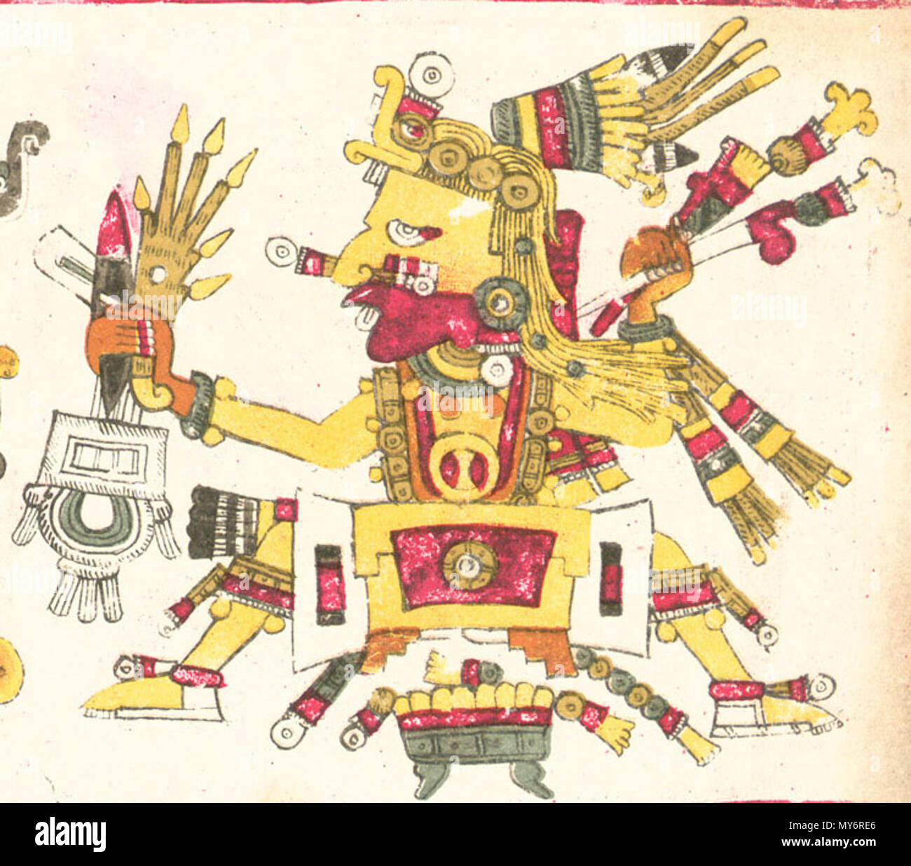 . English: Tonacatecuhtli described in the Codex Borgia. Español ...