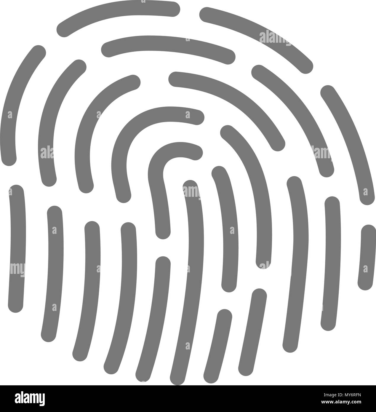 Fingerprint Icon Vector Fingerprint Icon Vector
