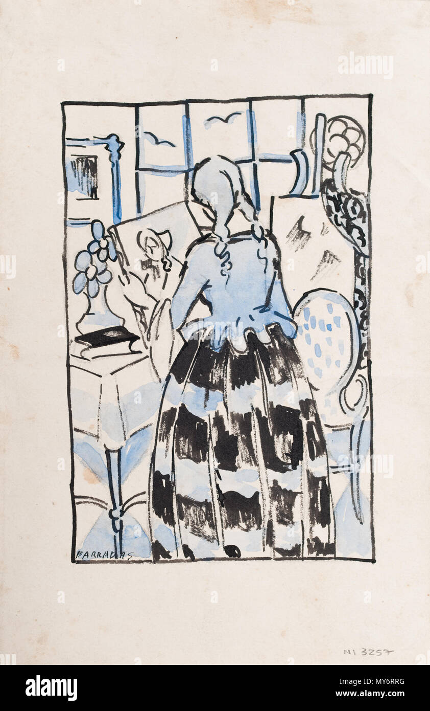 . Español: Obra 'Figura' del pintor uruguayo Rafael Barradas (1890-1929 ...