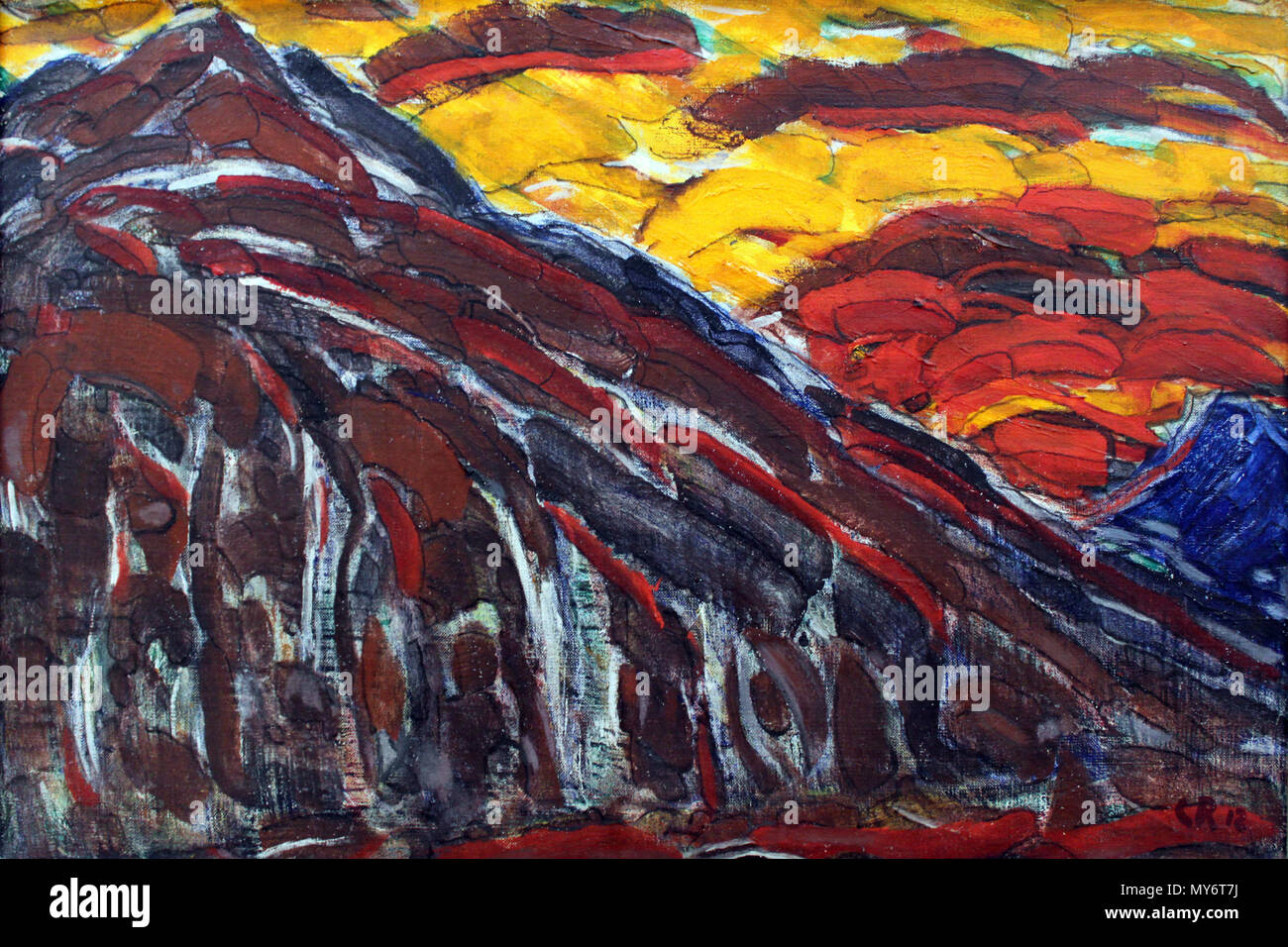 . English: Visionary Landscape Deutsch: Visionäre Landschaft . 1912 11 ...