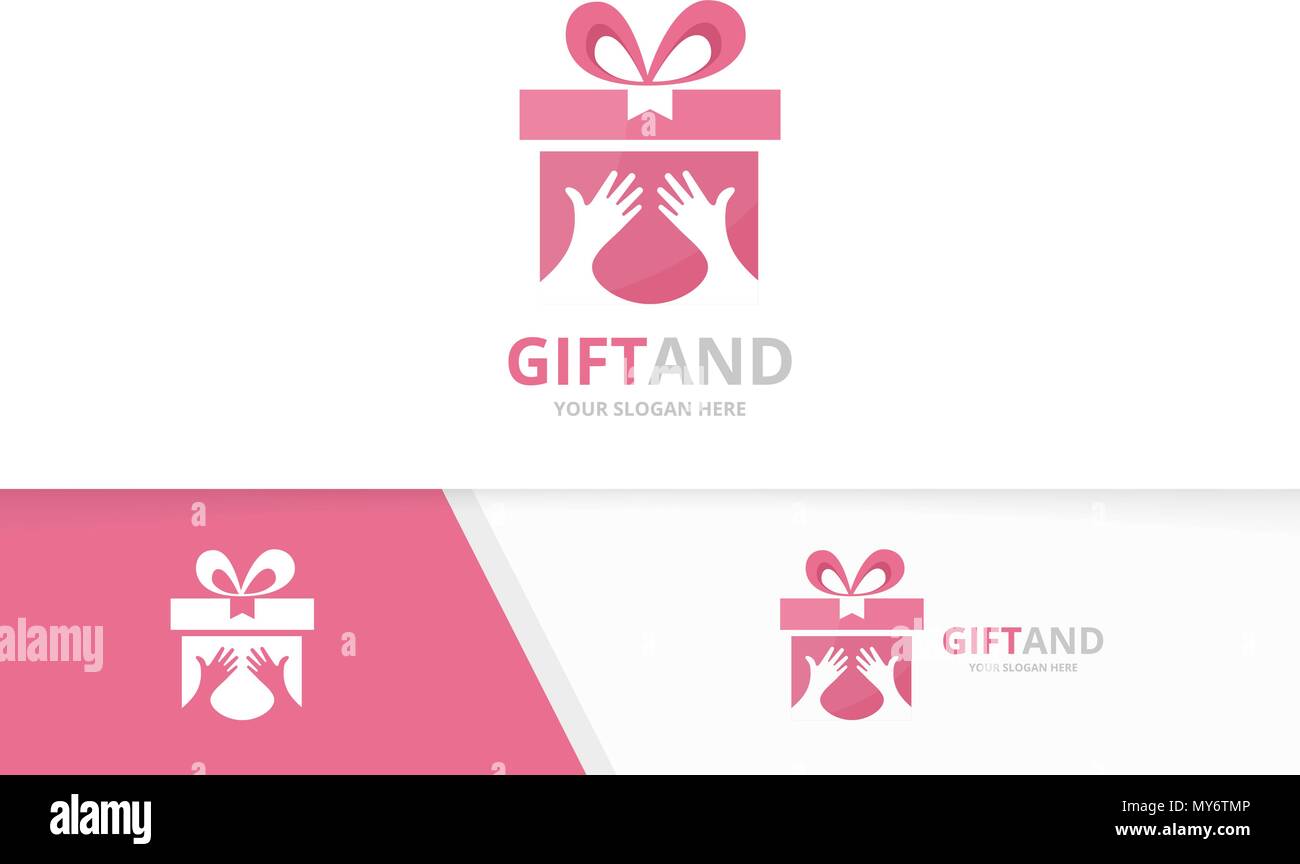 Gift logo Stock Vector Images - Alamy