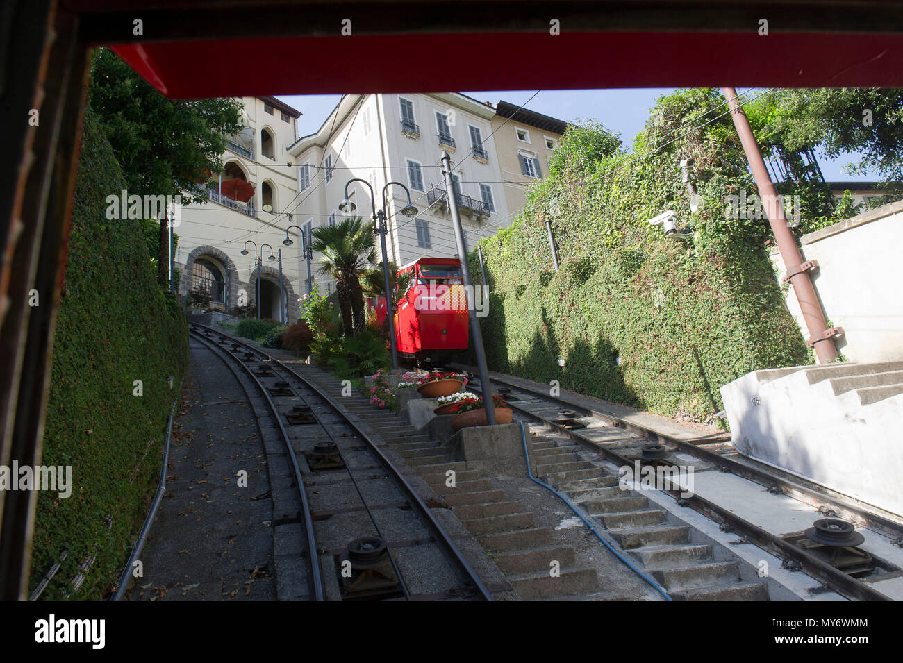 Bergamo Italy Funicular Stock Photos & Bergamo Italy Funicular Stock ...