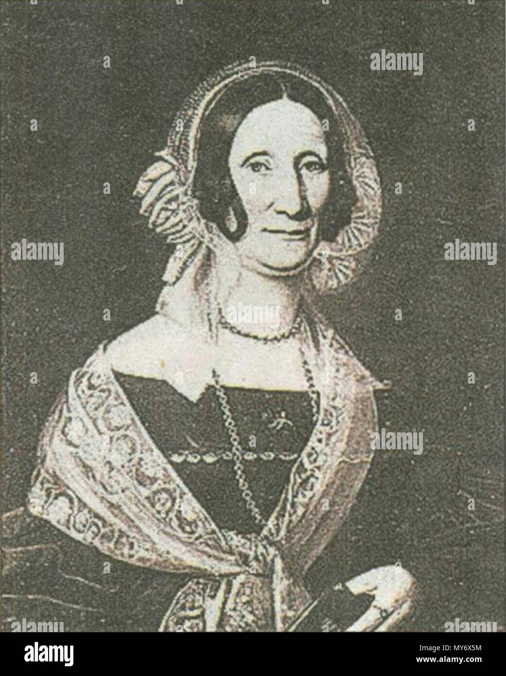 . Svenska: Sara Wacklin. 19th century. Unknown 199 Fru Wacklin Stock ...