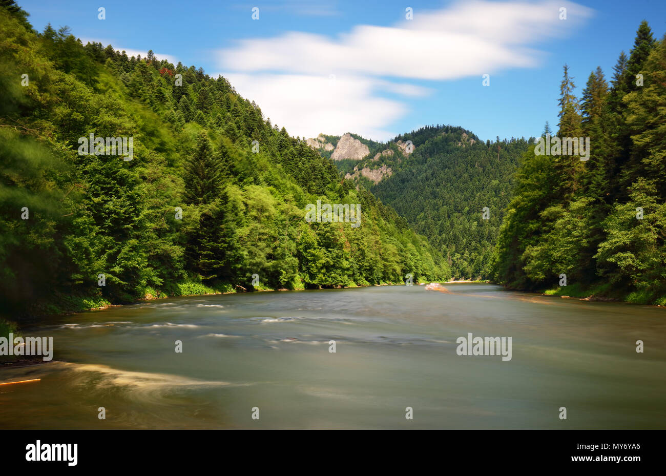Scenic view dunajec river gorge hi-res stock photography and images - Alamy