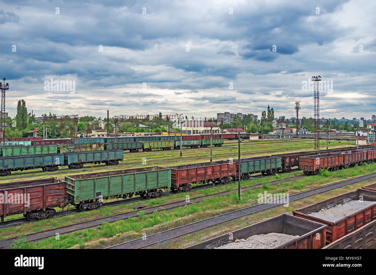 Railway sorting station hi-res stock photography and images - Alamy