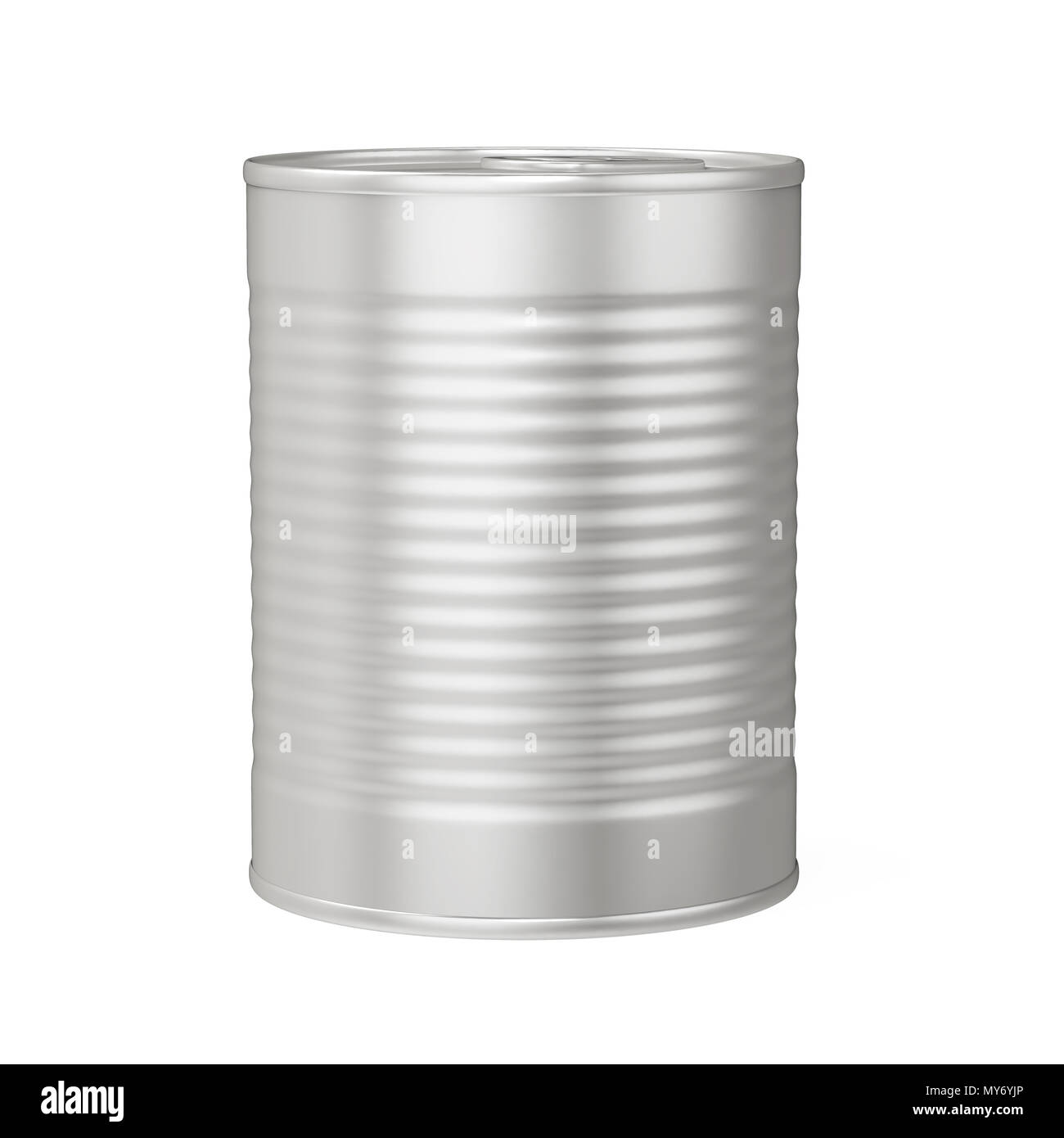 Metal Tin Can Isolated Stock Photo - Alamy