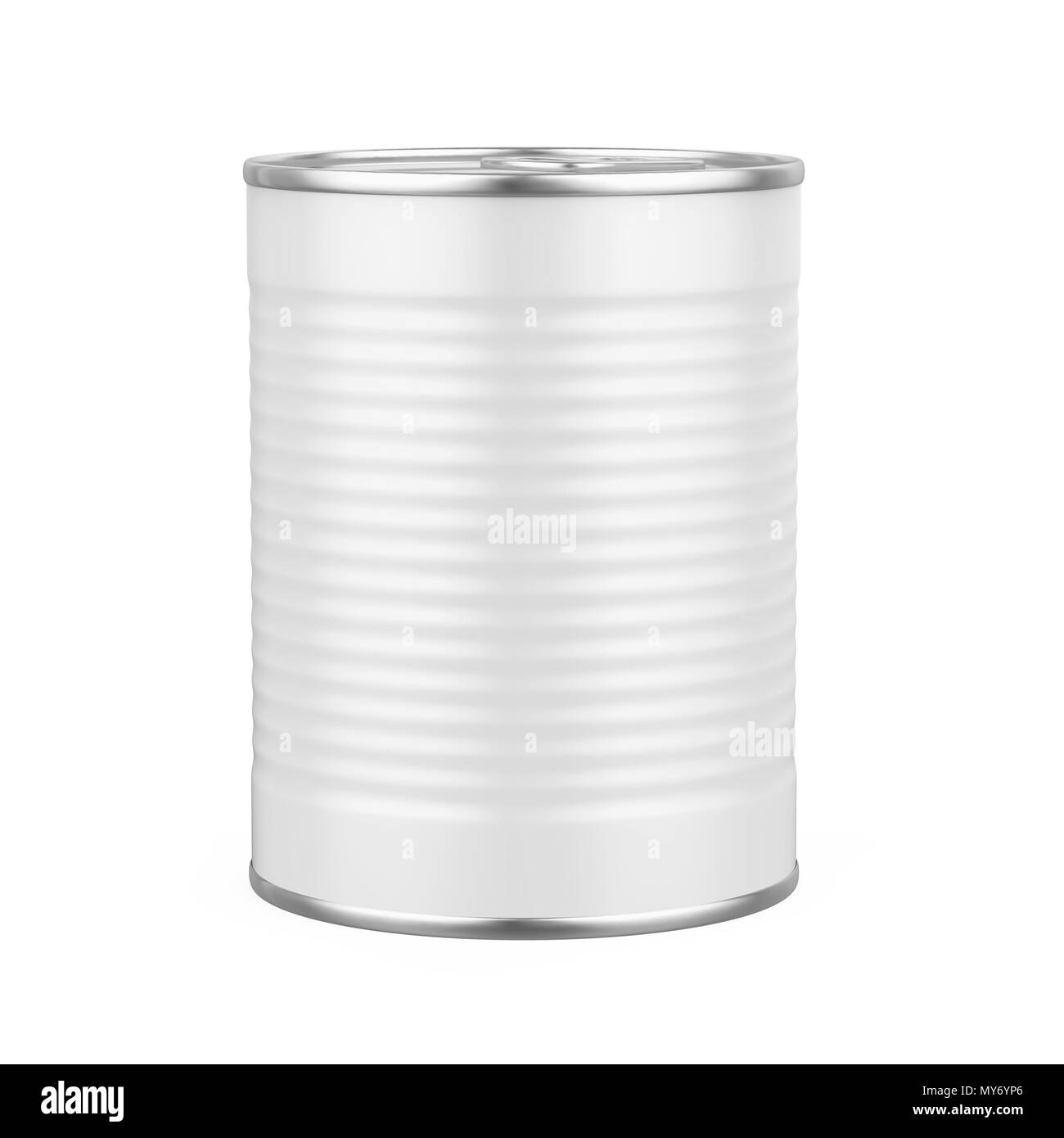 Metal Tin Can Isolated Stock Photo - Alamy