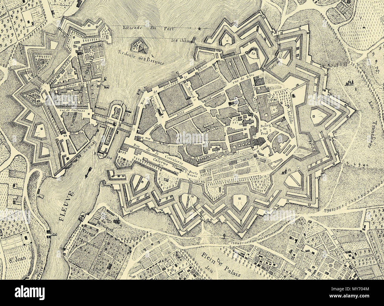 Map of geneva hi-res stock photography and images - Alamy