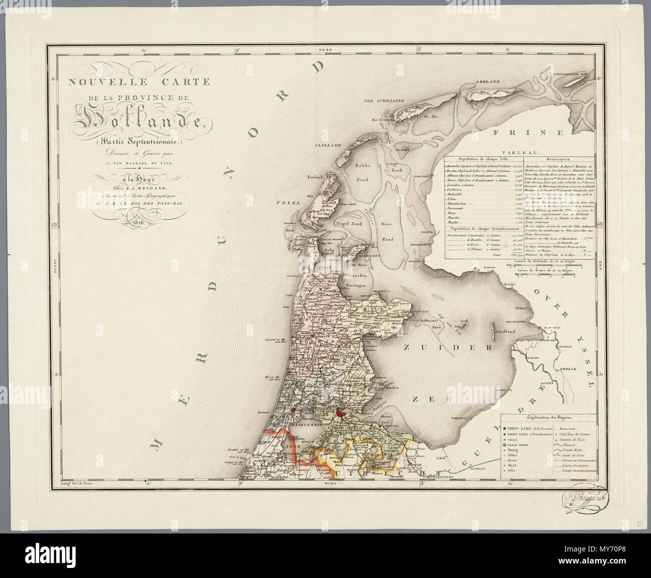Map of holland hoorn hi-res stock photography and images - Alamy