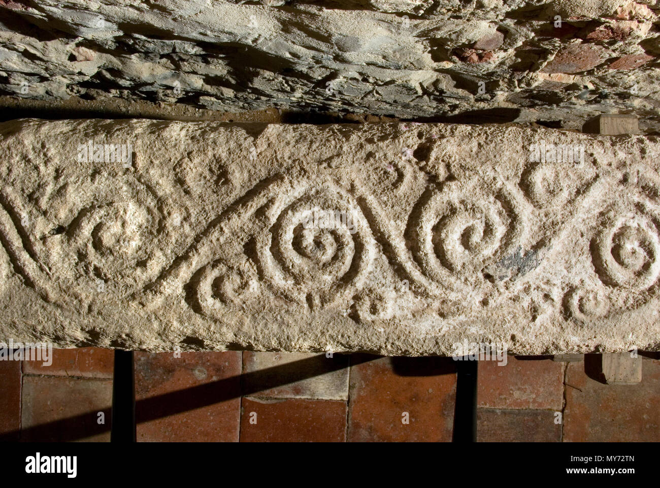 Iken Saxon Cross Stock Photo - Alamy