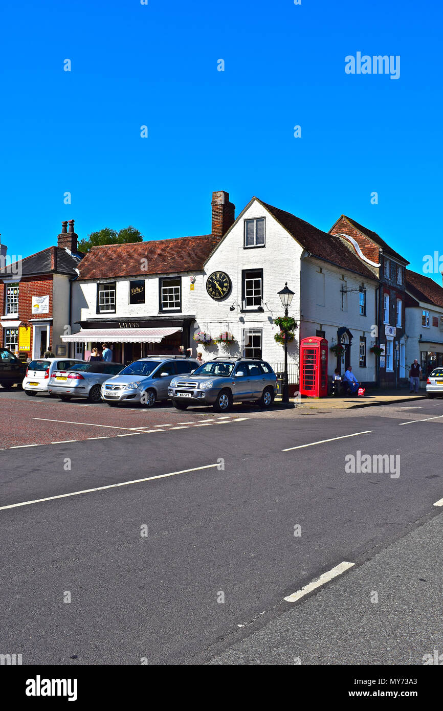 The popular Lillys café situated on the main square in the well-to-do ...