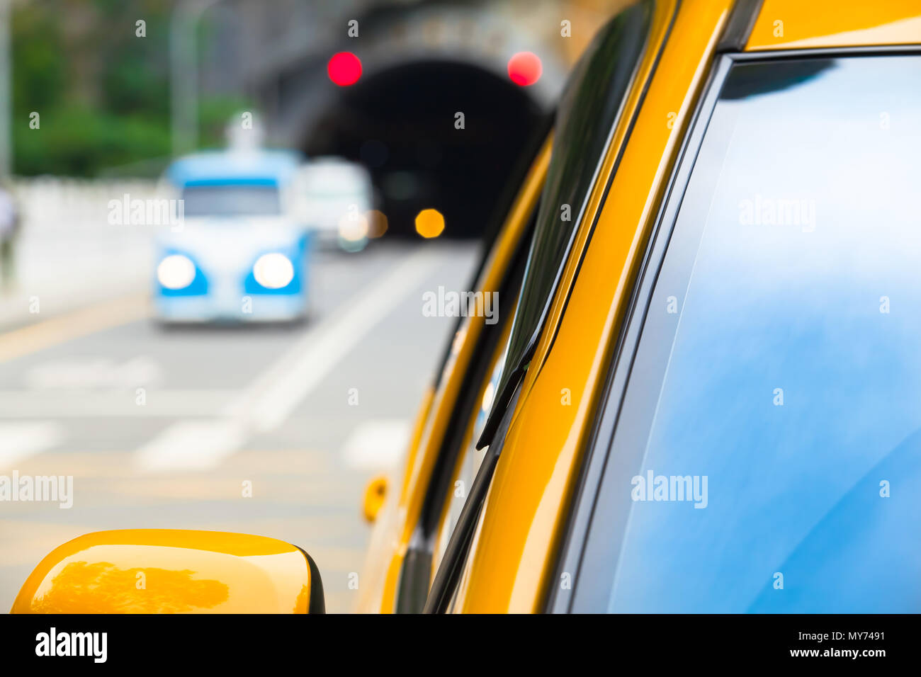 Driving out tunnel traffic front hi-res stock photography and images ...