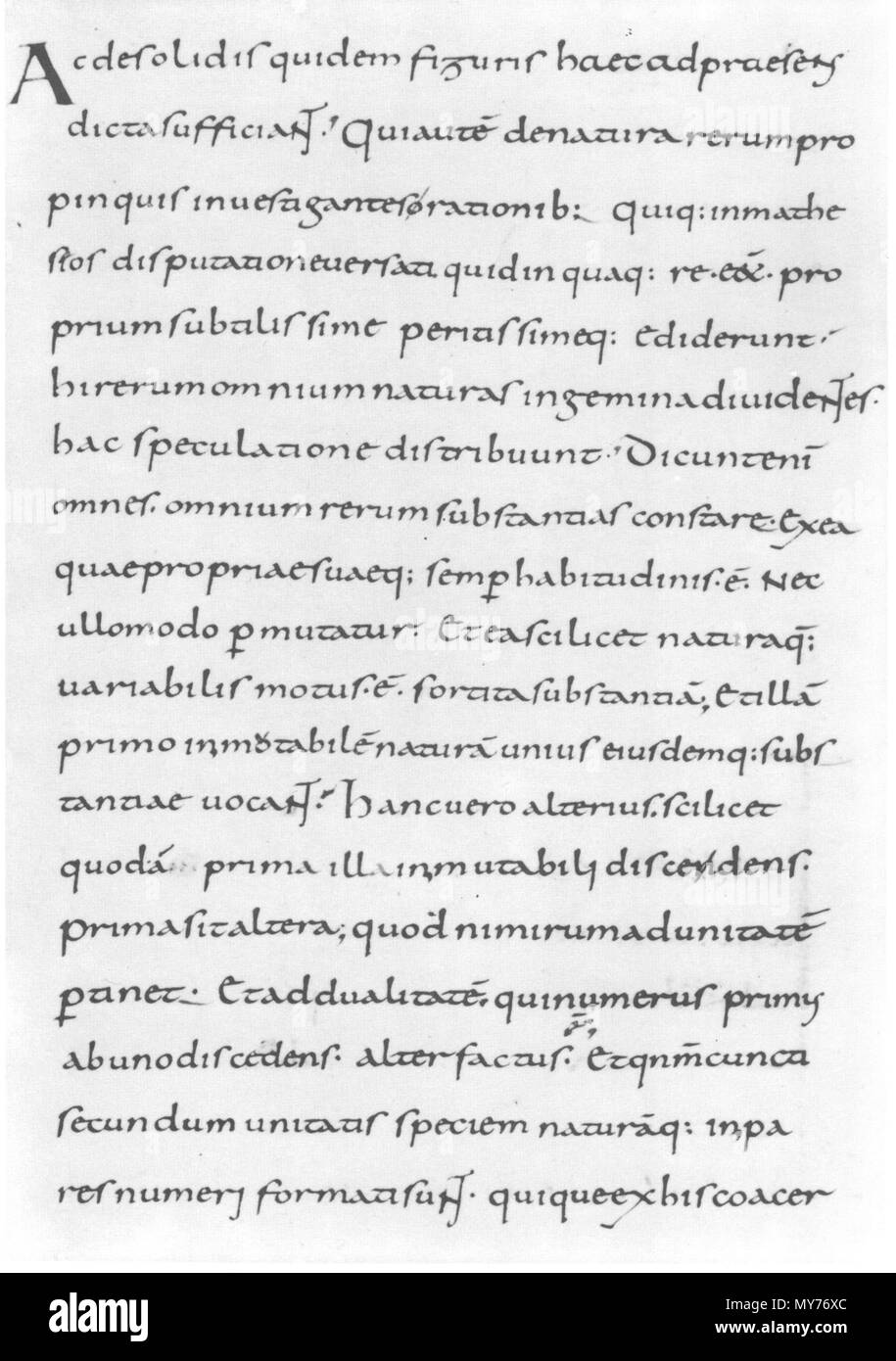 Boethius hi-res stock photography and images - Alamy