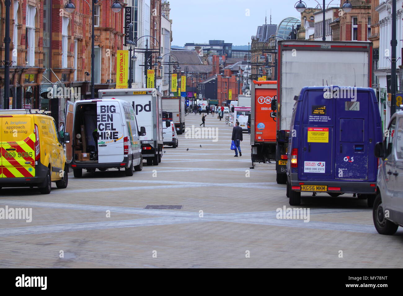 Pedestrian friendly zone hi-res stock photography and images - Alamy
