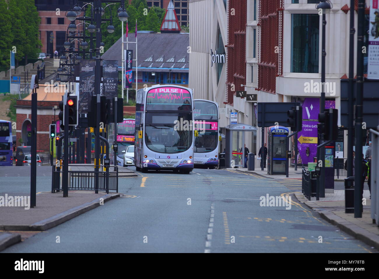 First leeds bus double decker hi-res stock photography and images - Alamy