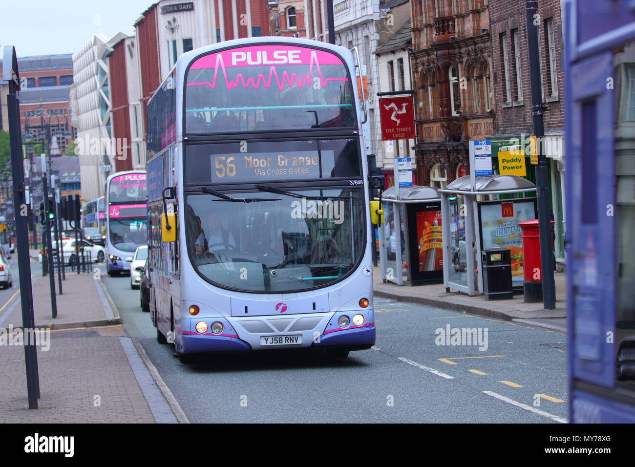 First leeds bus double decker hi-res stock photography and images - Alamy