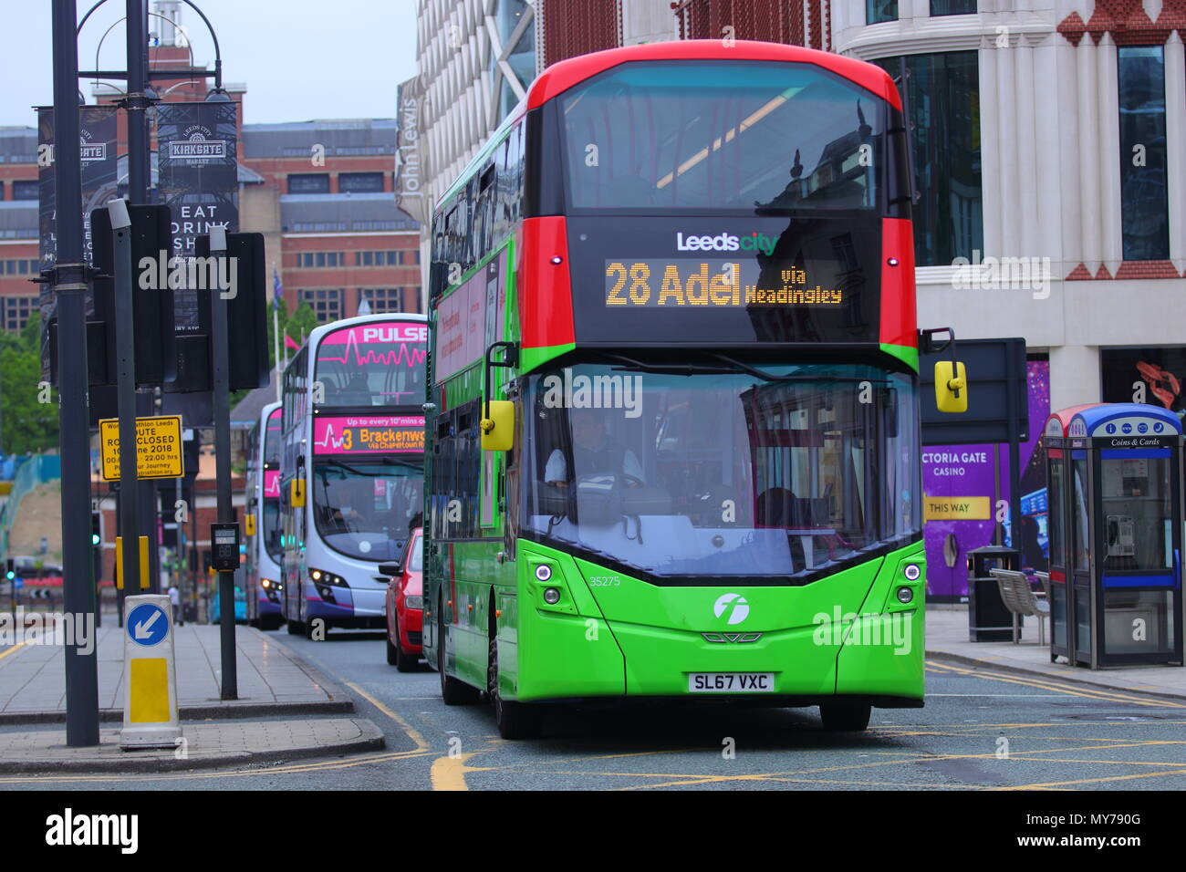 First leeds bus double decker hi-res stock photography and images - Alamy