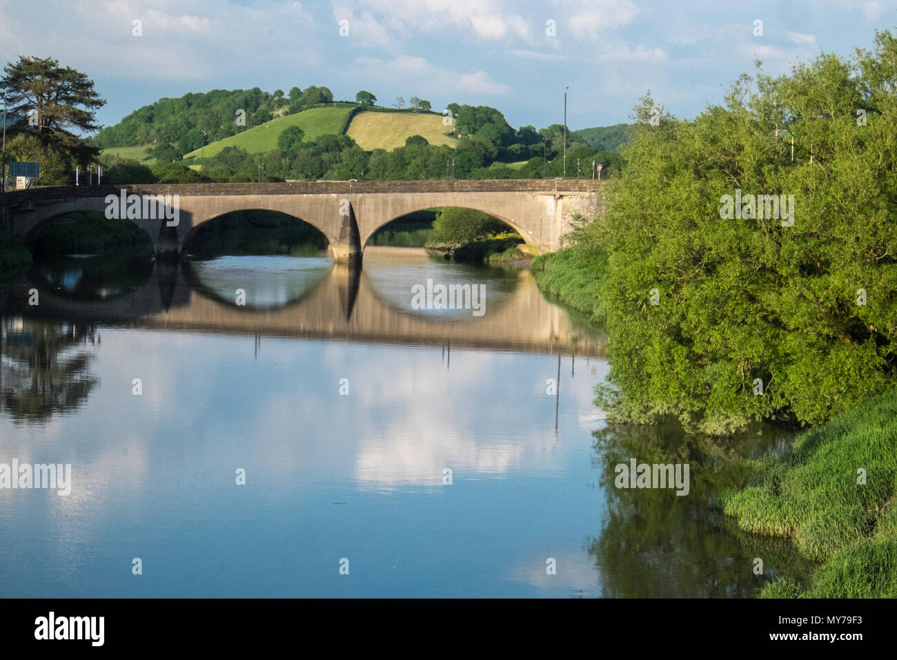 Bridge over towy hi-res stock photography and images - Alamy