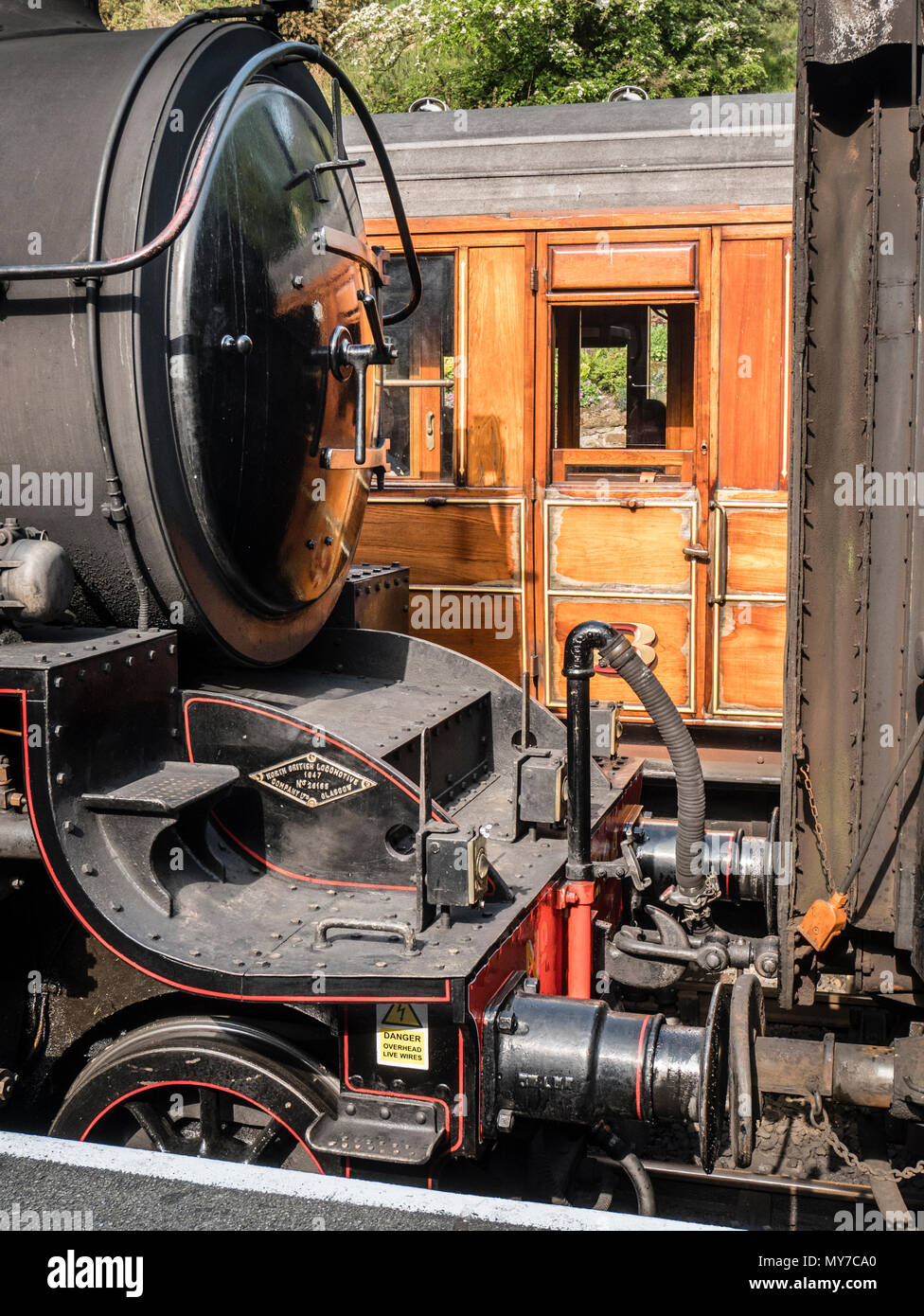 LNER B1 4-6-0 locomotive 1264 (BR 6124). Designed by Edward Thomson 410 ...