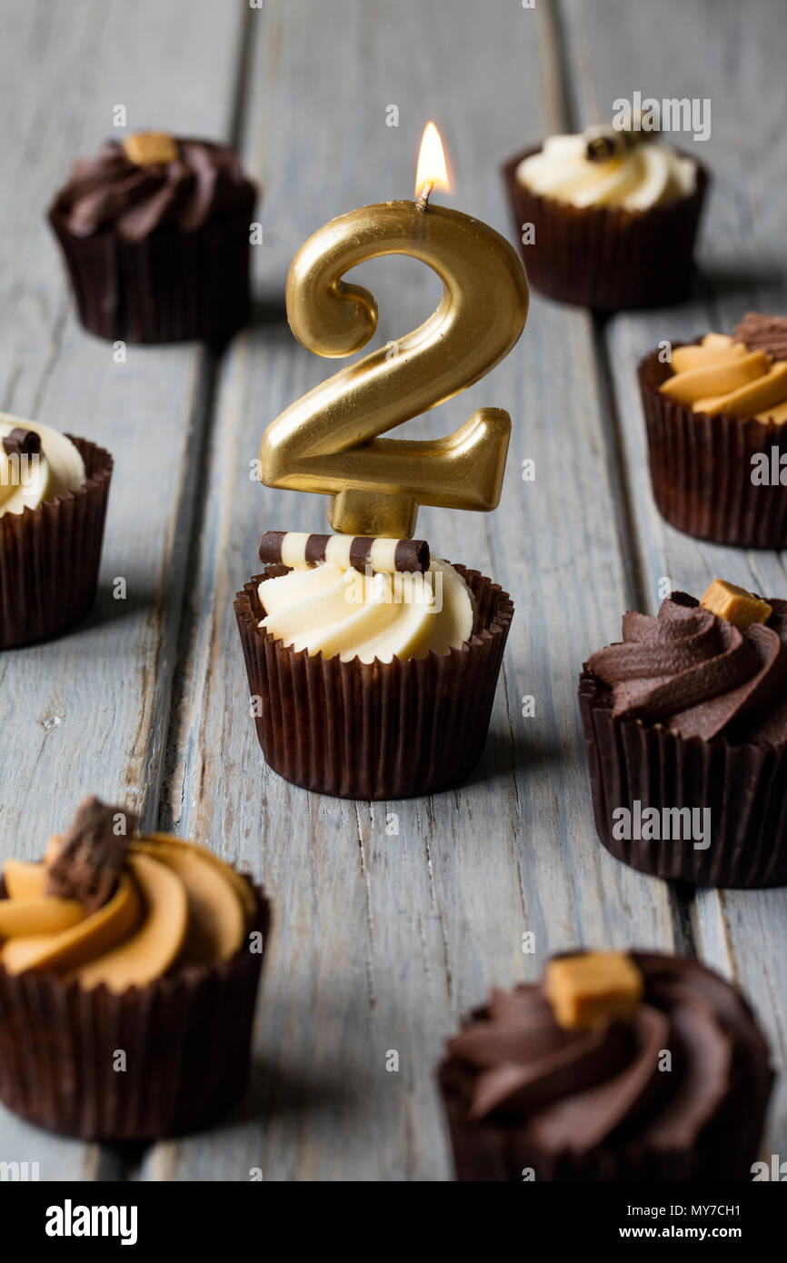 Number Two Cupcake Cake