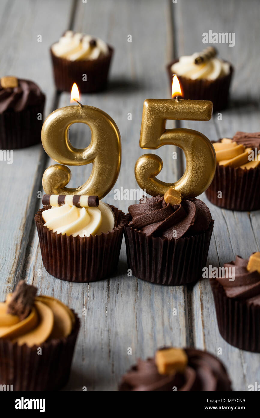 Birthday cake 95th birthday hi-res stock photography and images - Alamy