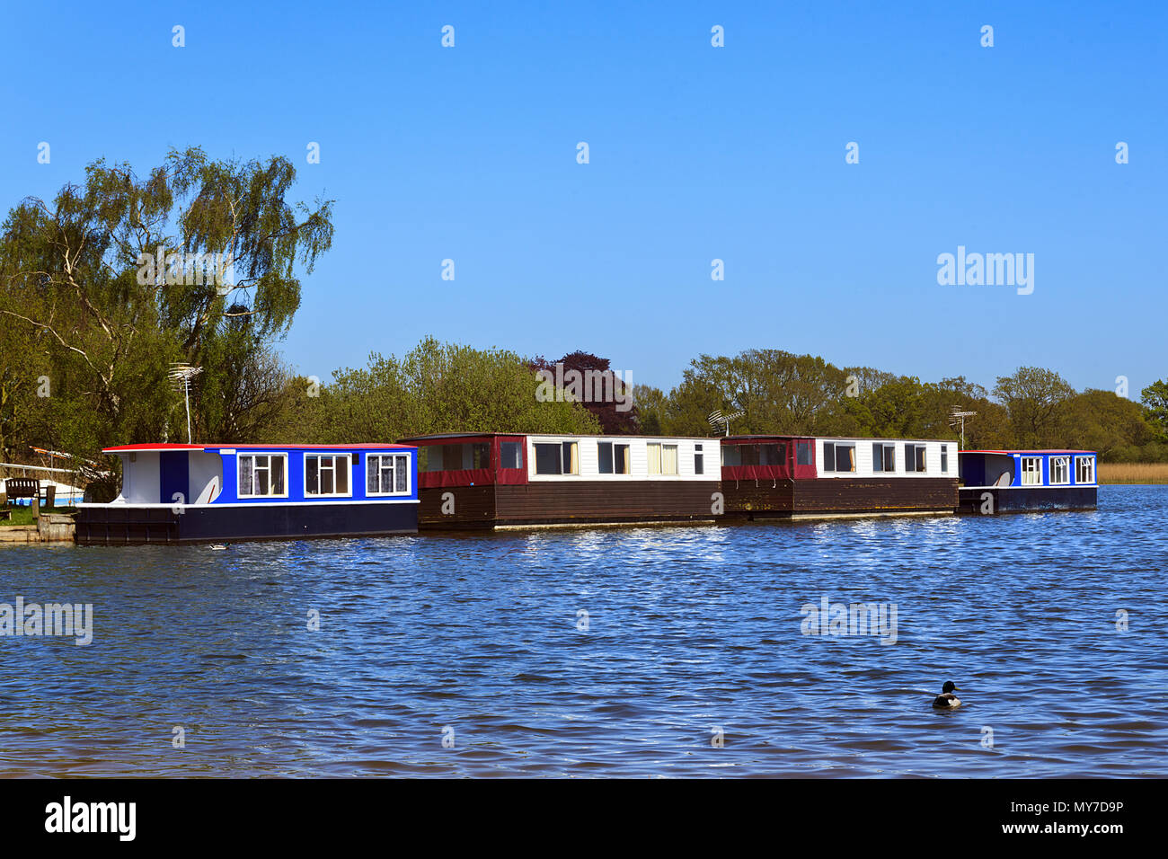 Houseboats Moored High Resolution Stock Photography and Images - Alamy