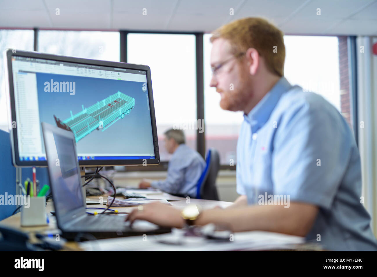 Engineer designing cad hi-res stock photography and images - Alamy