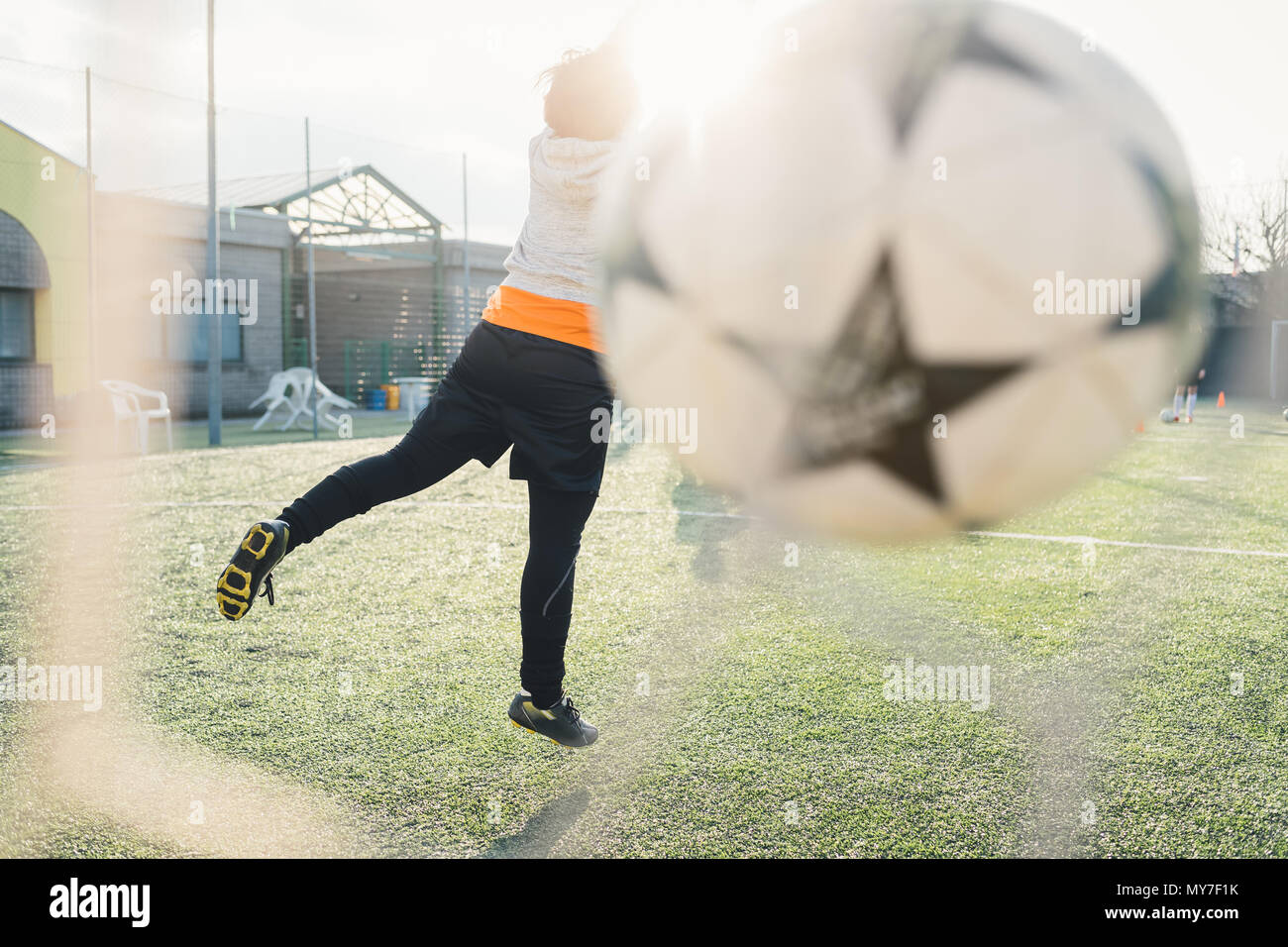Goal action full length hi-res stock photography and images - Alamy