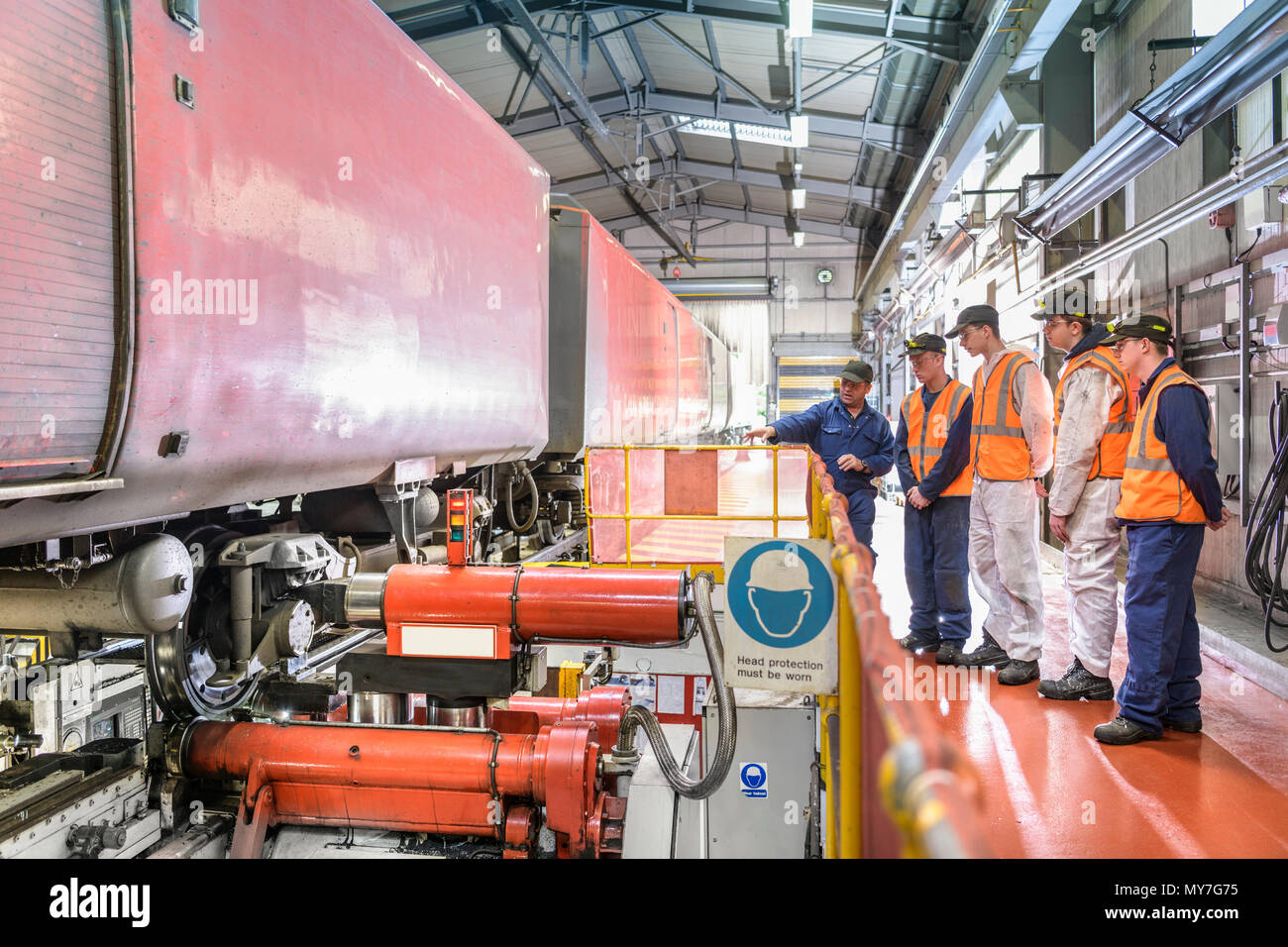Young engineer train hi-res stock photography and images - Alamy
